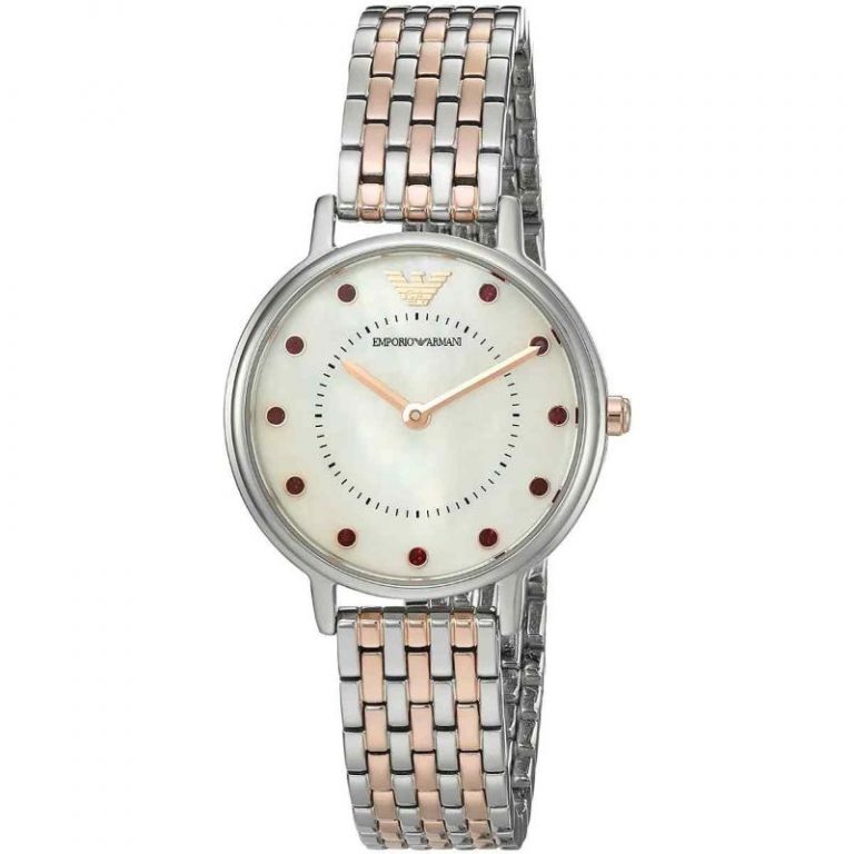 Emporio Armani Ladies Dress Watch - AR2515 Mother of Pearl Dial ...